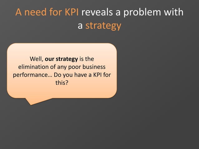 A journey from a bad kpi to an excellent strategy | PPT