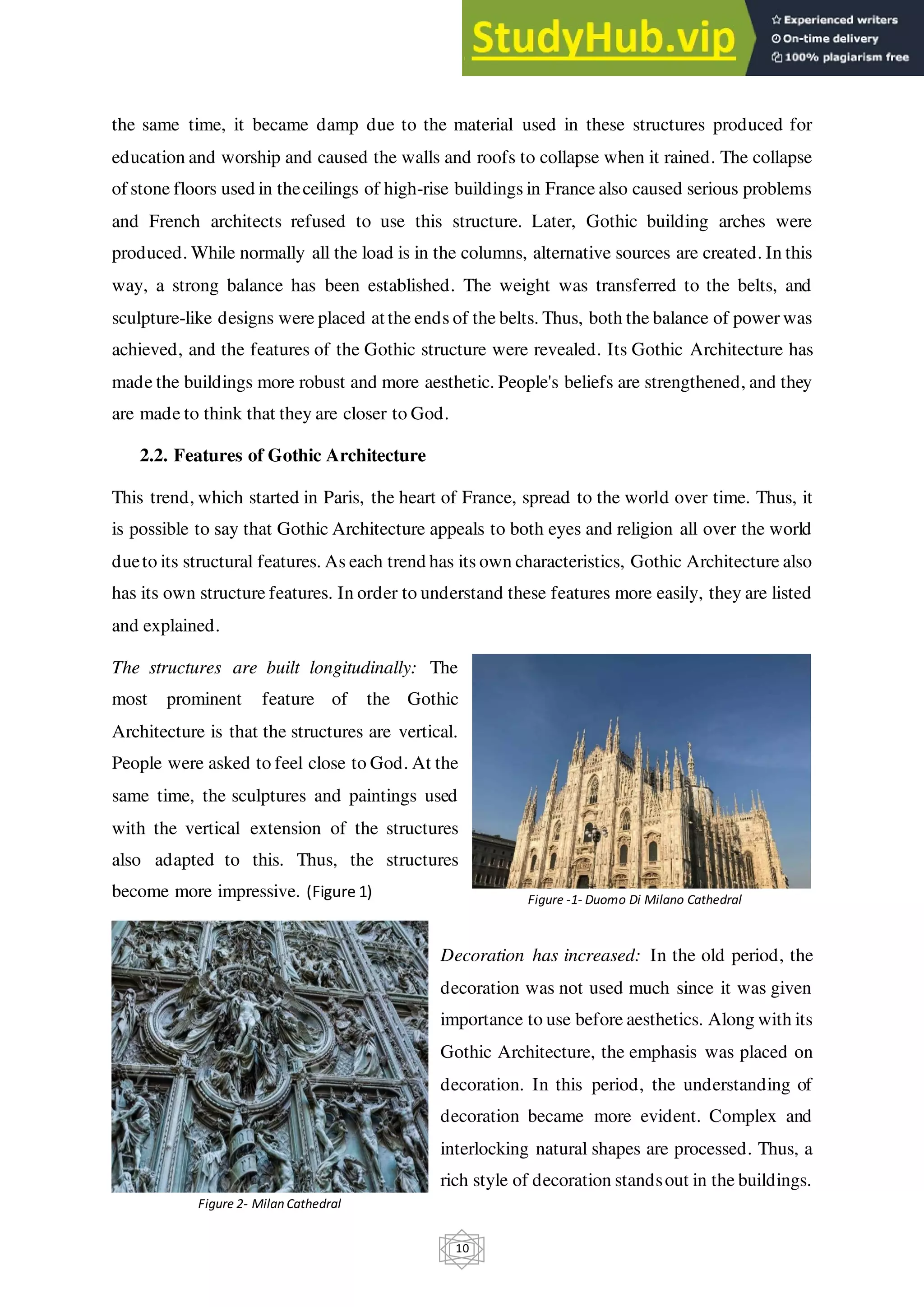 A Journey From Architecture To Literature Gothic | PDF