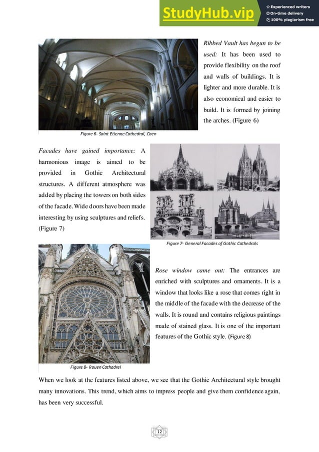 A Journey From Architecture To Literature Gothic | PDF | Christianity ...