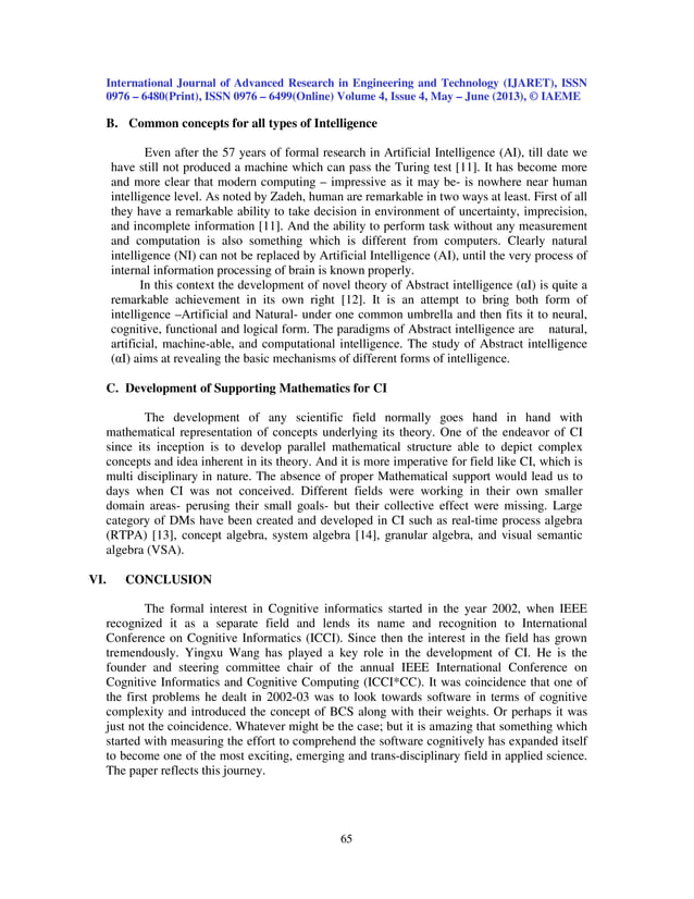 A Journey From Cognitive Metrics To Cognitive Comput Pdf