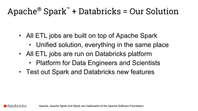 A Journey into Databricks' Pipelines: Journey and Lessons Learned | PDF