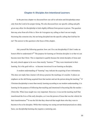 A Journey of Intentional Discipleship | PDF