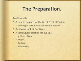A journey through lent | PPT