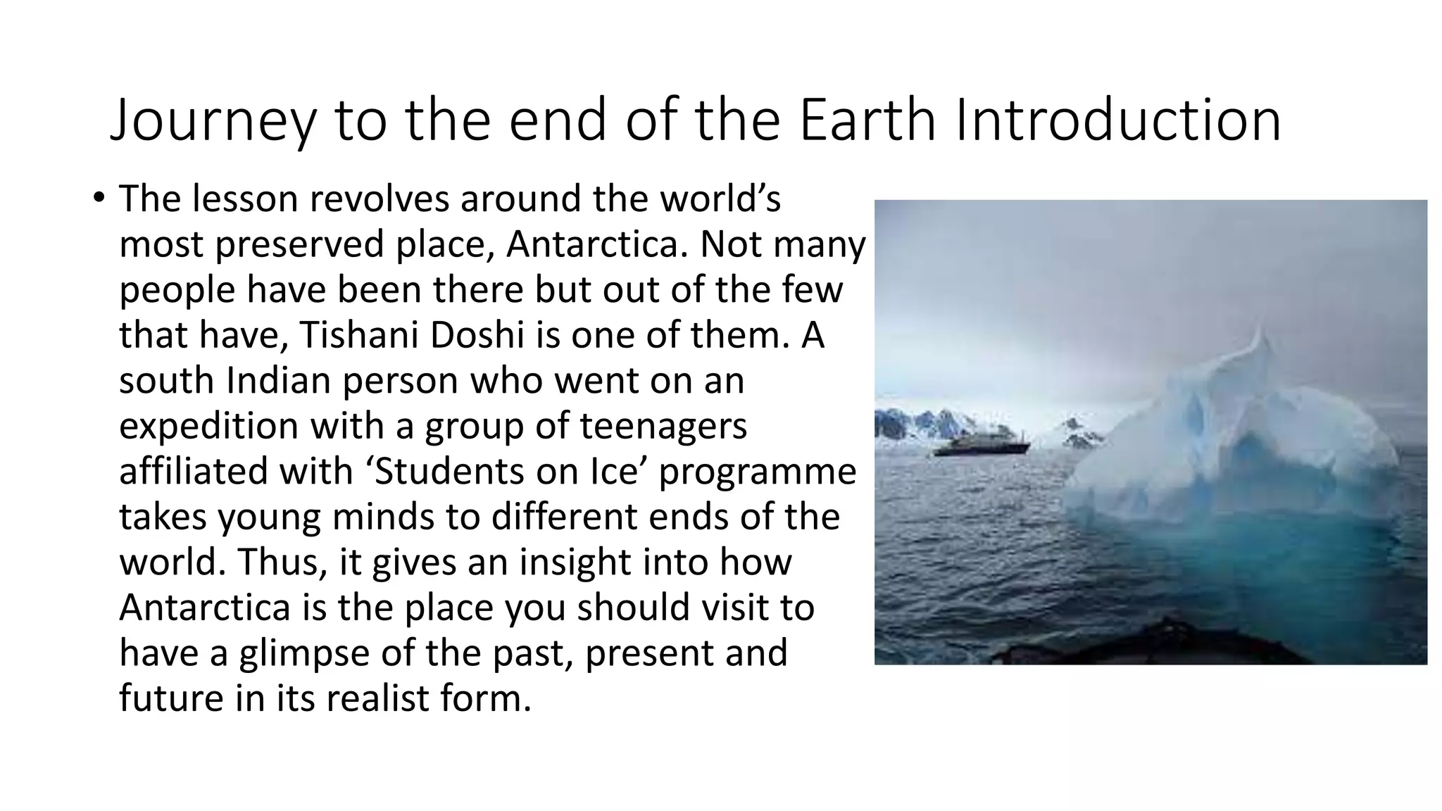 A Journey to the End of the Earth.pptx