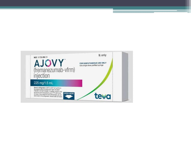 Ajovy | PPTX | Pharmaceutical Drugs | Medical Health