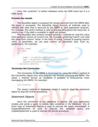 Ajp notes-chapter-05 | PDF