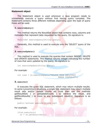 Ajp notes-chapter-05 | PDF