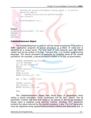 Ajp notes-chapter-05 | PDF