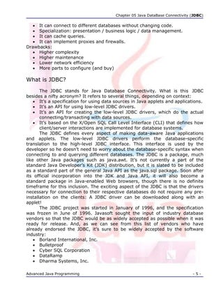 Ajp notes-chapter-05 | PDF