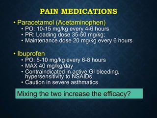 Pain Management in Children by Dr Ashok Jadon | PPTX