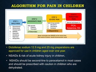 Pain Management in Children by Dr Ashok Jadon | PPTX