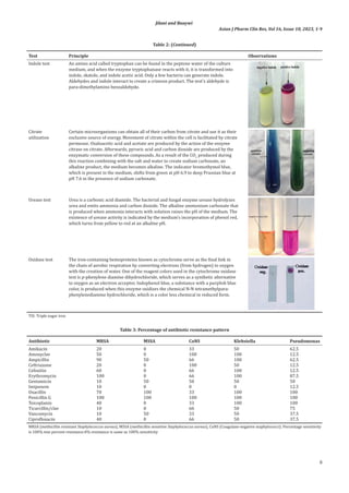 ISOLATION, IDENTIFICATION, AND DETERMINATION OF THE ANTIBIOTIC ...