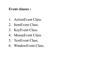 AJP Event classes.pptx