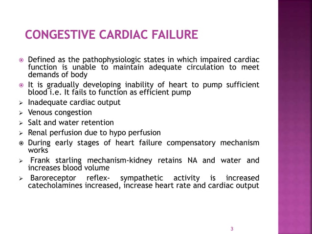 CONGESTIVE CARDIAC FAILURE | PPT