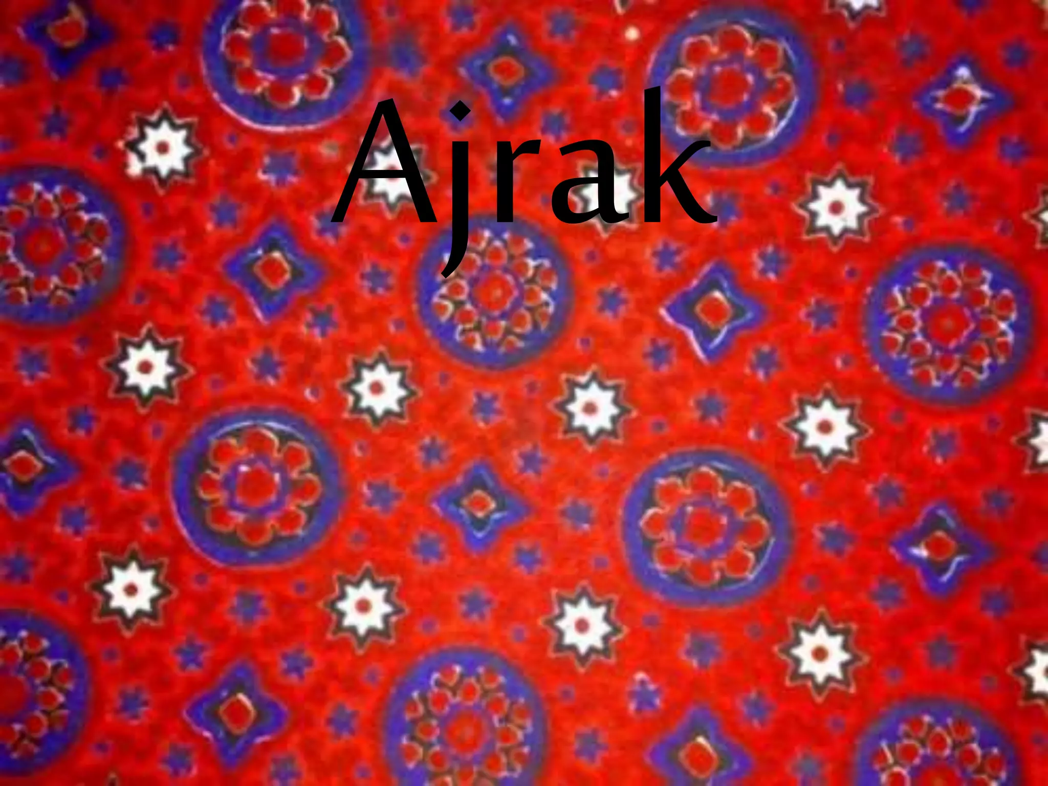 Ajrak Print | PPTX