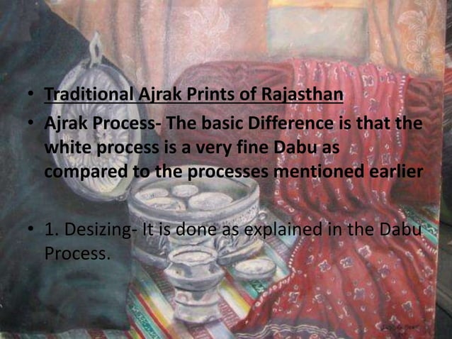 Ajrak Print | PPTX | Needlework | Arts and Crafts