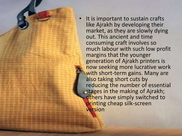 Ajrak Print | PPTX | Needlework | Arts and Crafts