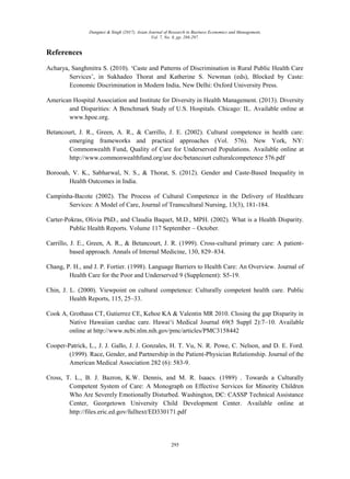 Embracing Cultural Competence to Reduce Disparities and Inequities in the Public Health Care ...