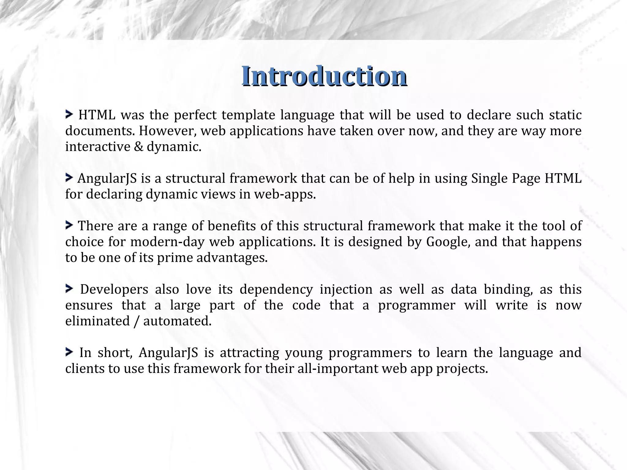 AngularJS – What, Why, Advantages and Disadvantages | PPT