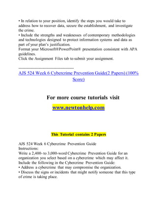 Ajs 524 Extraordinary Success/newtonhelp.com | DOCX | Operating Systems | Computer Software and ...