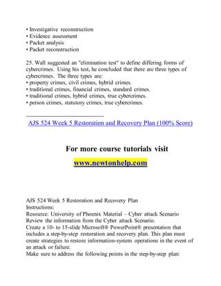 Ajs 524 Extraordinary Success/newtonhelp.com | DOCX | Operating Systems | Computer Software and ...