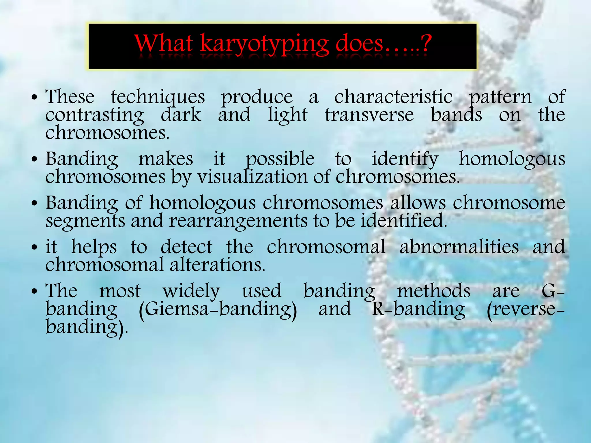 Advanced Techniques In Molecular Cytogenetics Karyotyping, FISH, CGH ...