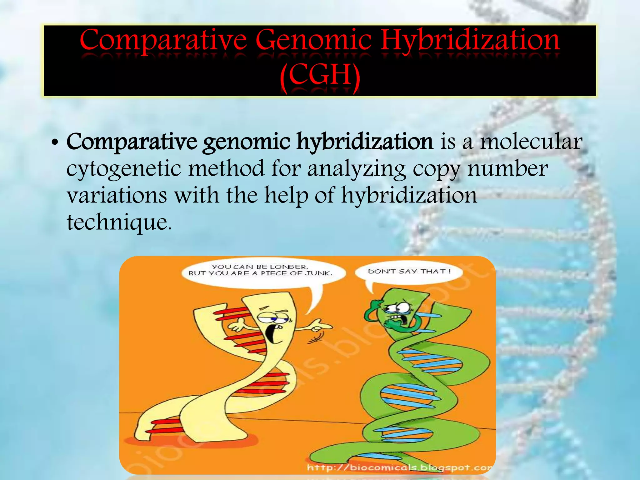 Advanced Techniques In Molecular Cytogenetics Karyotyping, FISH, CGH ...