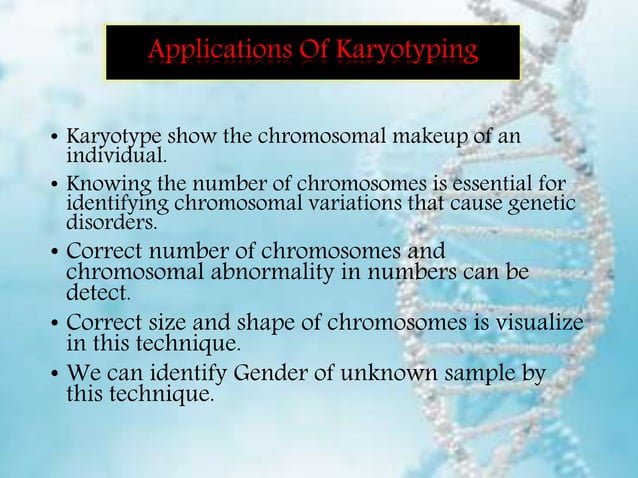 Advanced Techniques In Molecular Cytogenetics Karyotyping, FISH, CGH, SKY | PPTX
