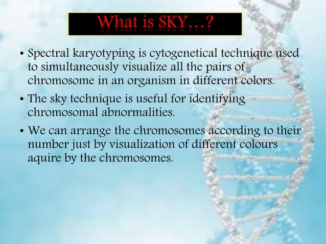 Advanced Techniques In Molecular Cytogenetics Karyotyping, FISH, CGH ...