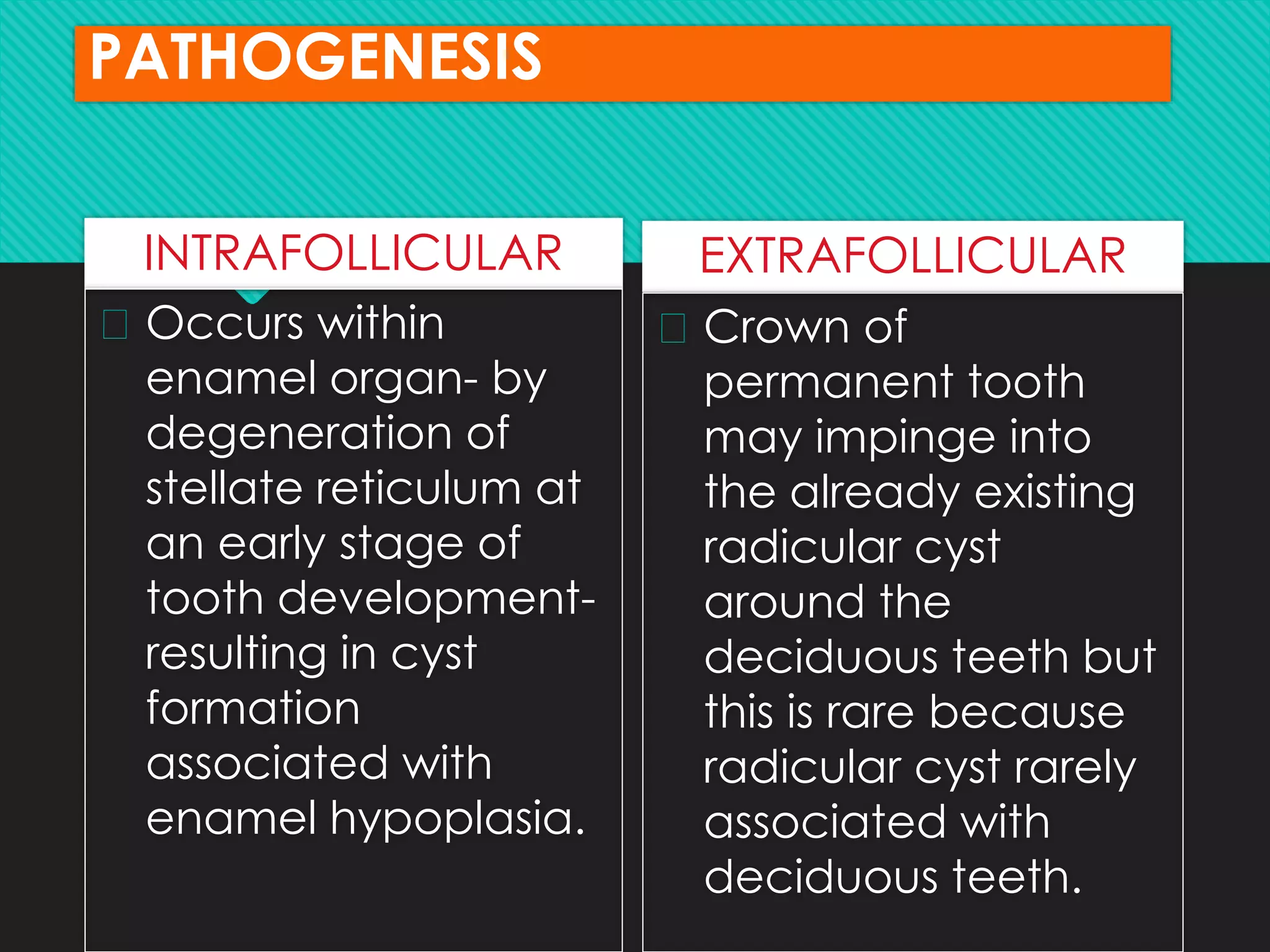 DENTIGEROUS CYST & CALCIFYING ODONTOGENIC CYST.pptx