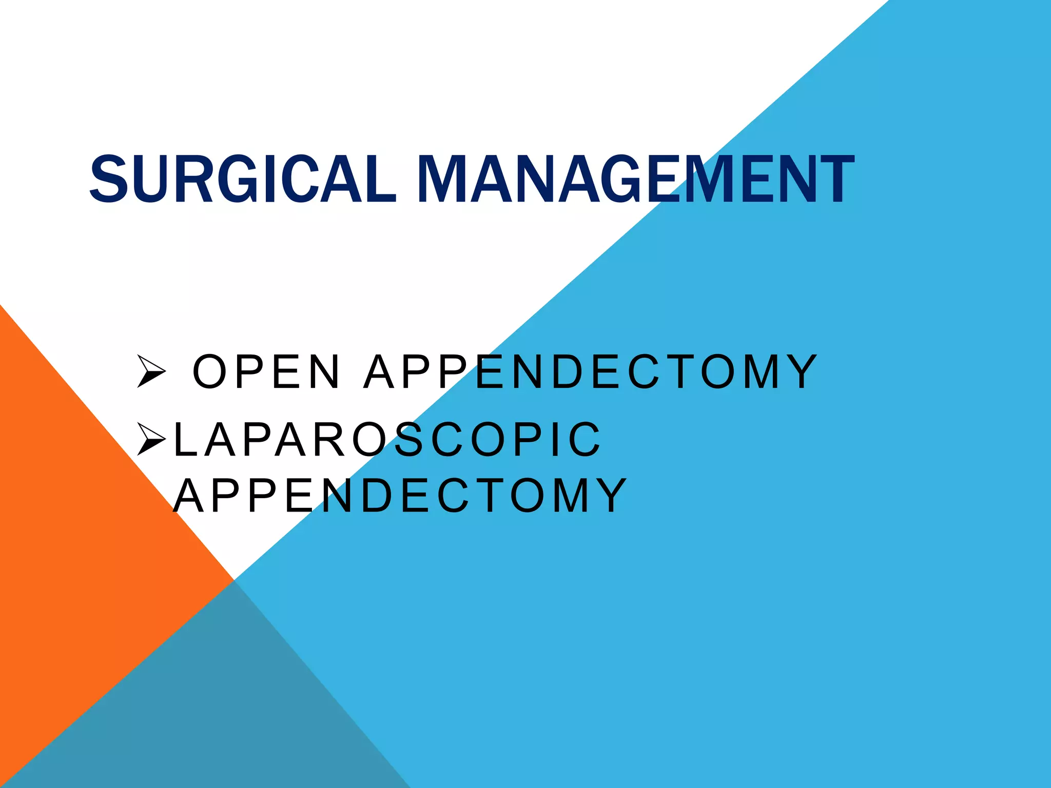 Appendicitis overview | PPTX