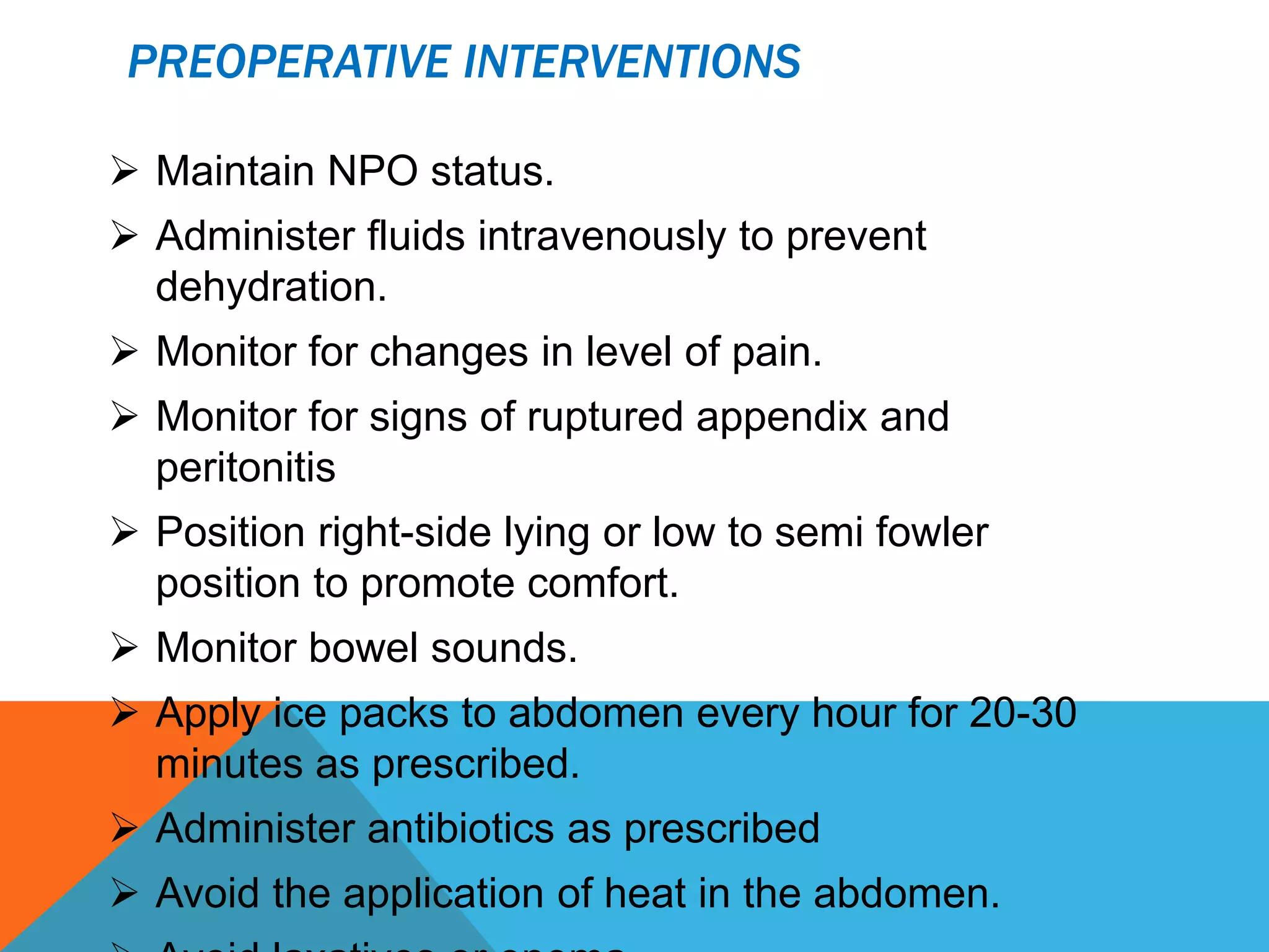 Appendicitis overview | PPTX