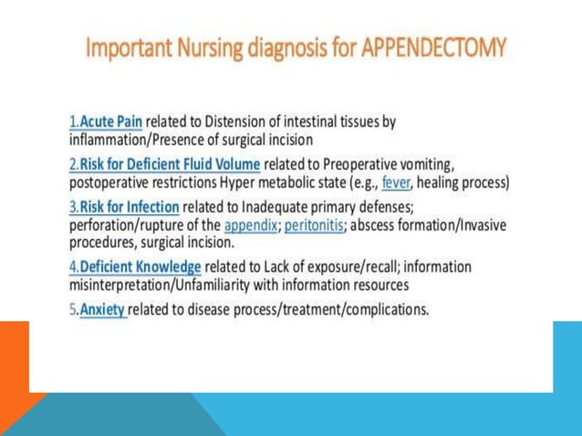 Appendicitis overview | PPTX