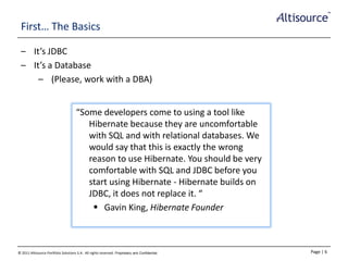 Ajug hibernate-dos-donts | PPT