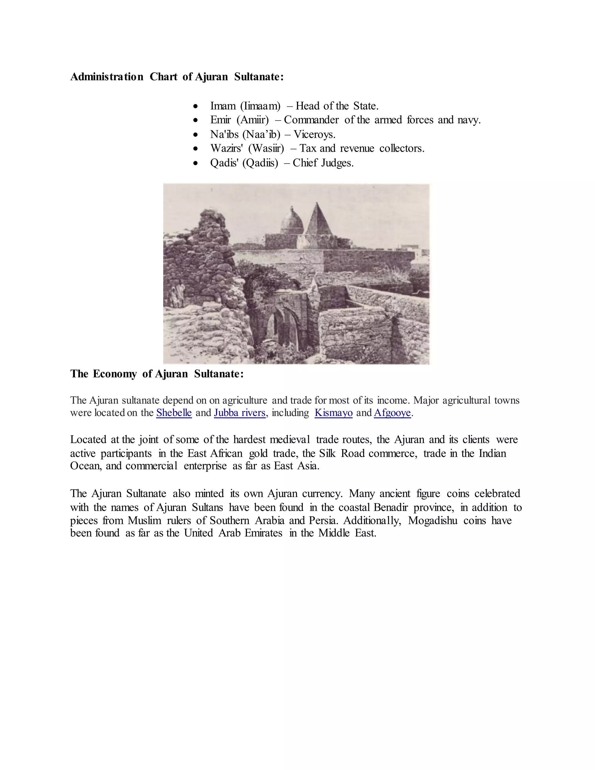 Ajuran sultanatea | DOCX