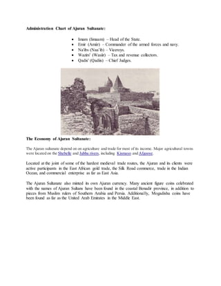 Ajuran sultanatea | DOCX