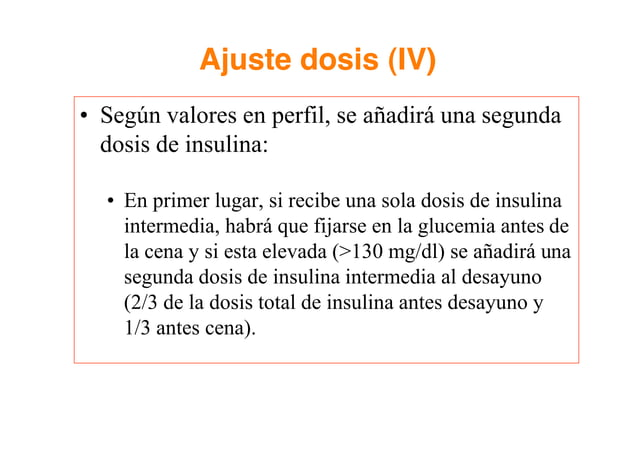 Dosis de ajuste de insulina - casos prácticos | PDF