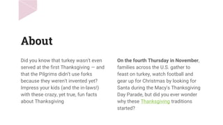 The first thanksgiving | PPT