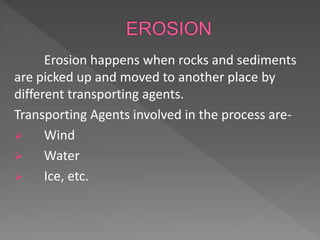 Process of Transport and Generation of Sedimentary Structures | PPTX