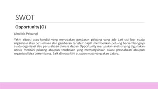 Analisis SWOT | PPTX