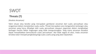 Analisis SWOT | PPTX