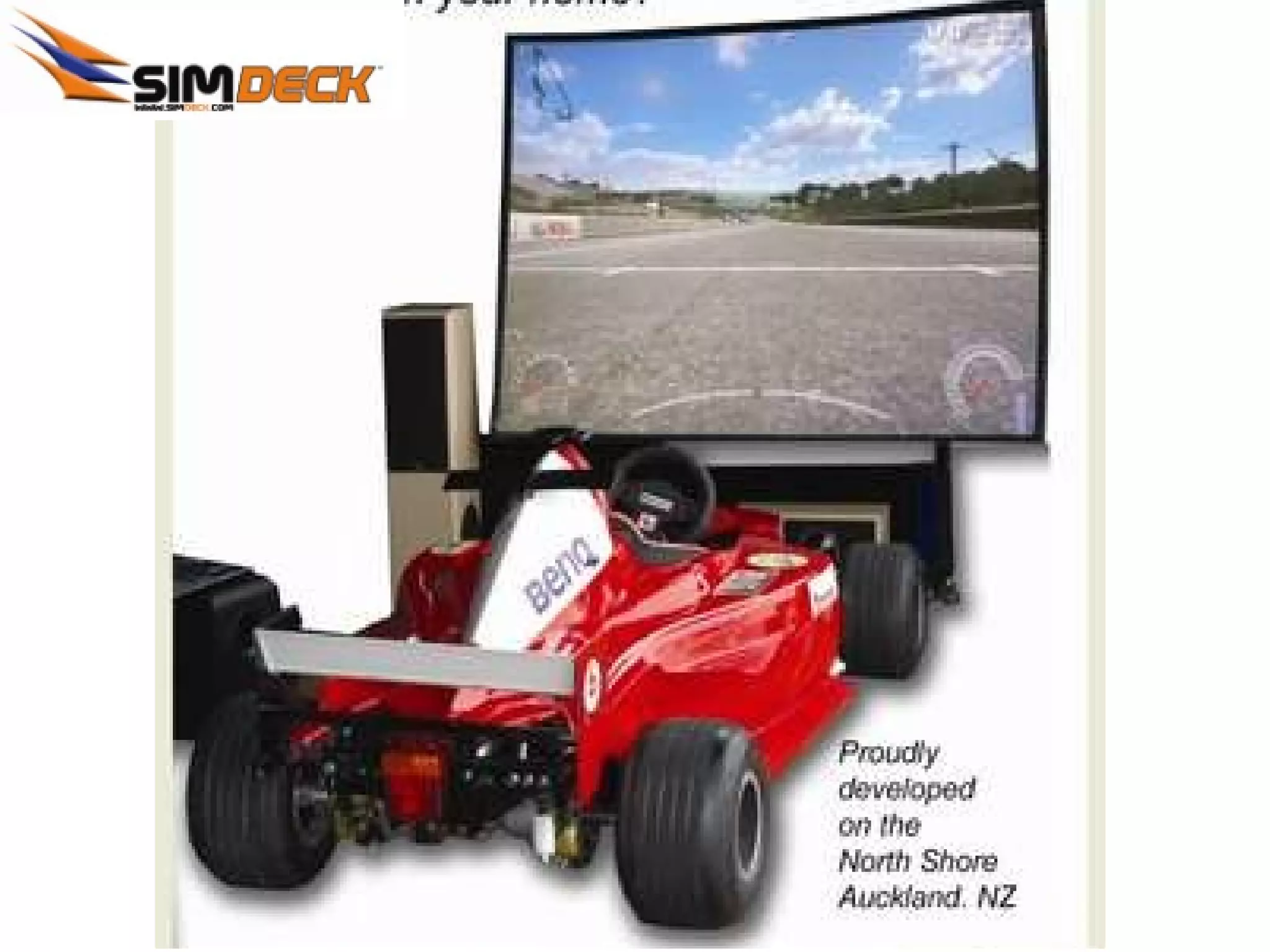 SimDeck Race car simulator - Ak ICT Presentation | PPT
