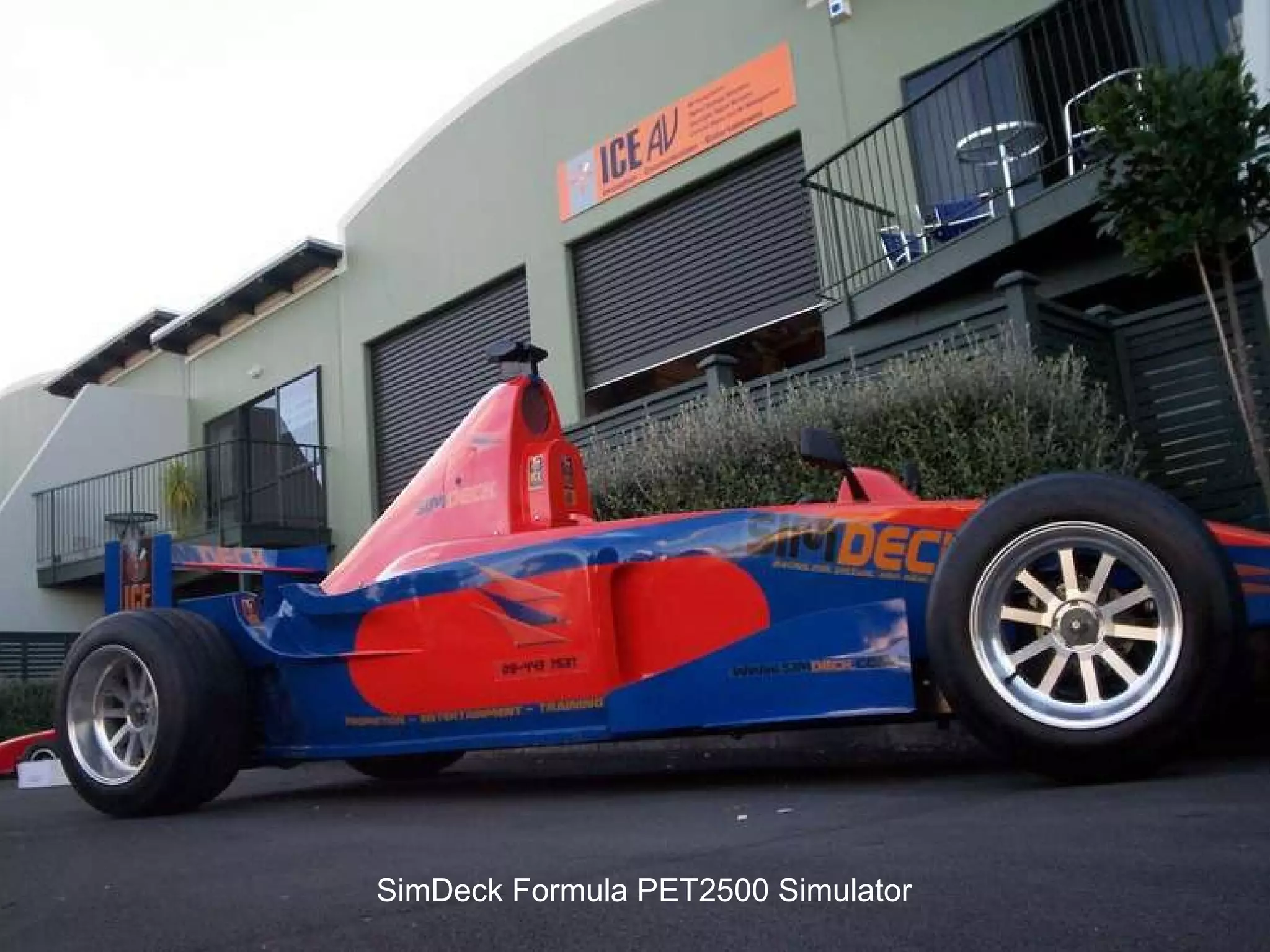 SimDeck Race car simulator - Ak ICT Presentation | PPT