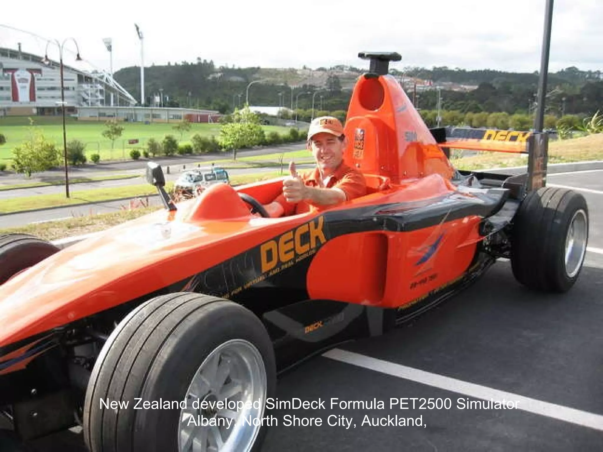 SimDeck Race car simulator - Ak ICT Presentation | PPT