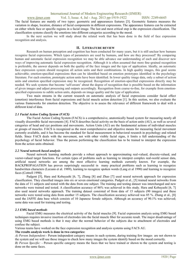 Face expression recognition using Scaled-conjugate gradient Back-Propagation algorithm | PDF