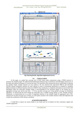 Fast Data Collection with Interference and Life Time in Tree Based ...