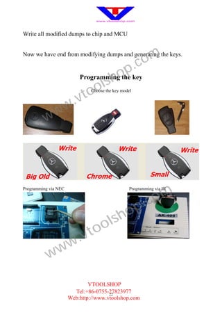 How to use AK400 Key Programmer - AK400 Key PRO Use Manual | VtoolShop | PDF