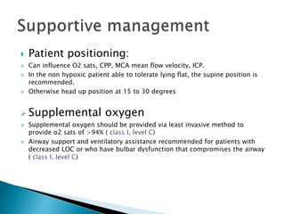 Management of acute ischemic stroke (2013 aha | PPT