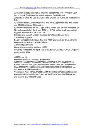 Ak500 prog2 vs. ak500+ vs. ak500pro | DOCX