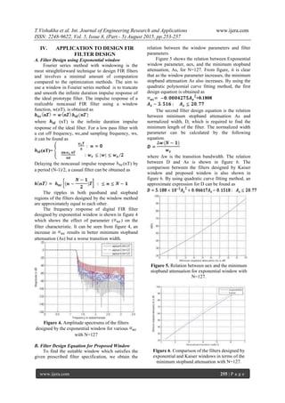 Windows used in FIR Filters optimized for Far-side Stop band Attenuation (FSA) performance. | PDF